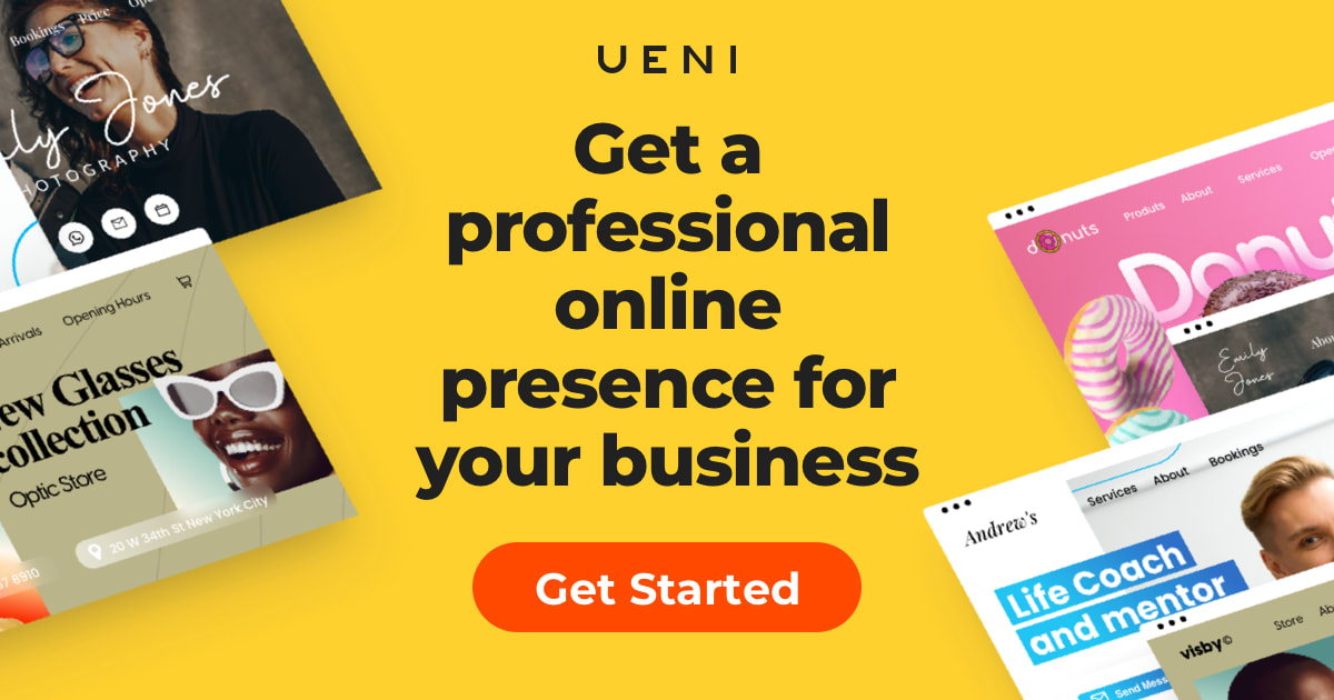 UENI - The #1 Solution for Small Business Websites